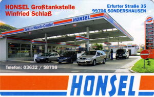 Pocket Calendar: Honsel Store tankstation (Germany, Federal Republic ...