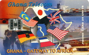 Phonecard: Gateway to Africa (Ghana Telecom, Ghana(Chip Cards) Col:GH ...