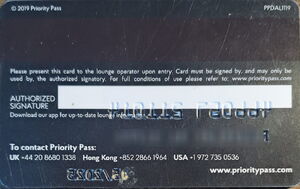Functional Card: Priority Pass (Airlines, Argentina(Priority Pass) Col ...