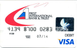 Bank Card: First international bank & trust (First international bank ...