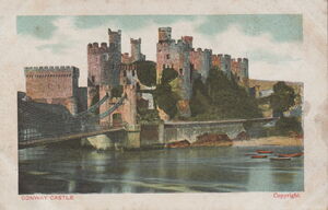 Postcard: Conway Castle (United Kingdom of Great Britain & Northern ...