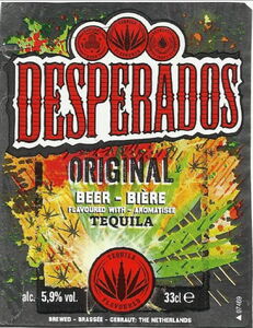 Drink Label: Desperados Original Tequila (Heineken Brouwerij ...