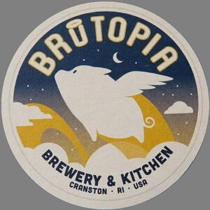 Beer Coaster: Brutopia Brewery (Brutopia Brewery, United States of ...