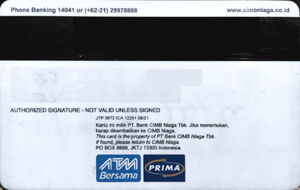 Bank Card: GPN - Saya Indonesia! (CIMB Niaga (Indonesia), IndonesiaCol ...