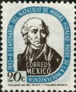Stamp: Miguel Hidalgo y Costilla (Mexico(Bicentenary of Birth of Miguel ...