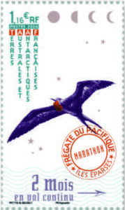 Stamp: Great Frigatebird (Fregata minor) (French Southern and Antarctic ...