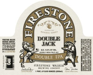 Drink Label: Firestone Double Jack Double IPA (Firestone Walker Brewing ...
