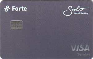 Bank Card: Forte Solo Signature (ForteBank, KazakhstanCol:KZ-VI-0130
