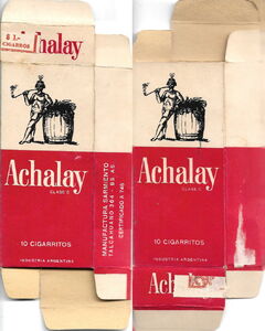 Cigarette Pack: Achalay Clase C (ArgentinaCol:AR-CG-0006