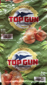 Food Label: Top Gun Premium Yellow Onions (George Card, United States ...