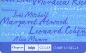 Gift Card: Blue card (Chapters-Indigo-Coles, Canada) (Chapters-Indigo ...