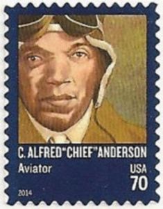 Stamp: Charles Alfred "Chief" Anderson (United States of America ...