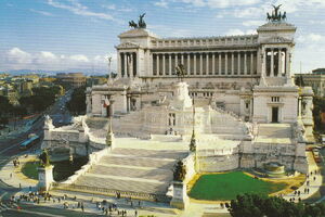 Postcard: The Victor Emanuel II Monument And The Capitol - Roma (Italy ...