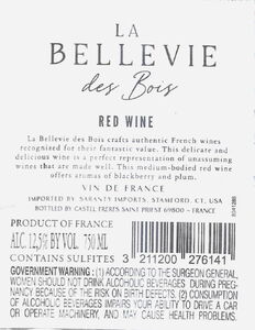 Drink Label: La Bellevie des Bois Red (Castel Frères, FranceCol:FR-WINE ...