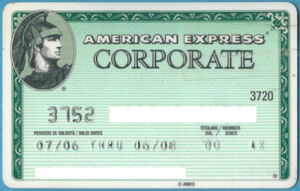 Bank Card: American Express Corporate (Banca Commerciale Italiana ...