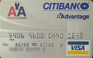 Tarjeta de Banco: Citibank - Advantage (Citibank, ArgentinaCol:AR-VI-0245