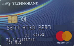 Bank Card: Technobank (Technobank, BelarusCol:BY-MC-0141.04