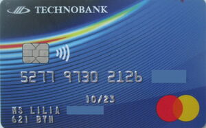Bank Card: Technobank (Technobank, BelarusCol:BY-MC-0141.05