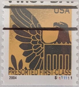 Stamp: Eagle (United States of America(Eagle) Sn:US 3849 PNCS1111111