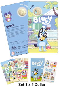 Coin: 1 Dollar (Bluey Dollarbucks - Bluey) (Australia(Numismatic ...