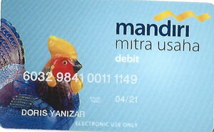 Bank Card: Mandiri Mitra Usaha (Bank Mandiri, IndonesiaCol:ID-GM-0201
