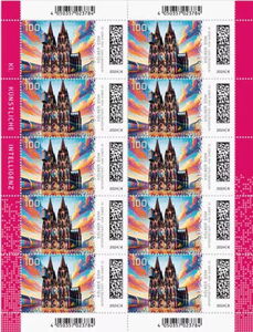 Stamp: Cologne Cathedral (Germany, Federal Republic(Historic Buildings ...