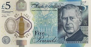 Banknote: 5 Pounds (United Kingdom of Great Britain & Northern Ireland ...