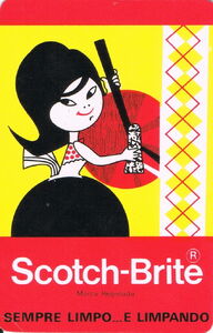 Pocket Calendar: Scotch-Brite (Portugal(Advertising) Col:PT-1983-Adv-094