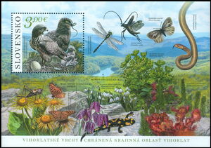 Stamp: Short-Toed Snake Eagle (Circaetus gallicus) (SlovakiaMi:SK BL63 ...