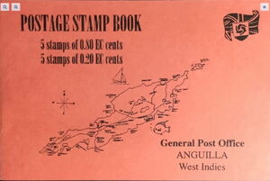 Stamp: Mail Delivery/Fish Booklet (Anguilla(Stamp Booklets (1996-1997 ...