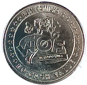Token: WOF - world of fun (Philippines(Amusement Park/Arcade Tokens ...