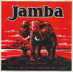 Cigarette Pack: Jamba (AngolaCol:AO-CG-0002