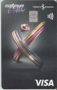 Bank Card: Maximum Genç (Türkiye İş Bankası, Türkiye (Turkey)Col:TR-VI-0660