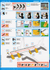 Safety Card: Boeing 767-300ER CS-TST | TSU | TSV (Euro Atlantic Airways ...