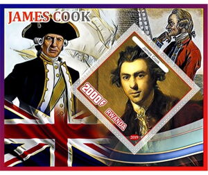 Stamp: Great People James Cook (Rwanda: Illegal StampsCol:RW 2019-13/8