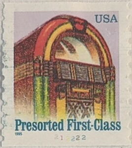 Stamp: Juke Box - Presorted First Class (United States of America ...