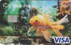 Bank Card: Gold fish (Bank Polska Kasa Opieki SA/Bank Pekao SA ...