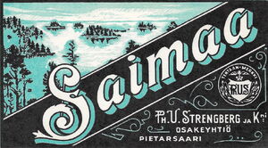 Cigarette Pack: Saimaa (FinlandCol:FI-CT-0059