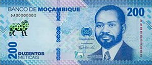 Banknote: 200 Meticais (Mozambique(2024 Issue) Wor:P-158as 💴