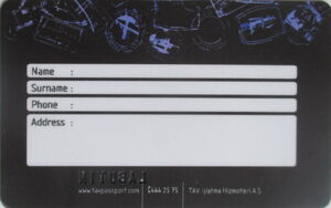 Functional Card: TAV Passport (Airlines, Türkiye (Turkey)(Turkish ...