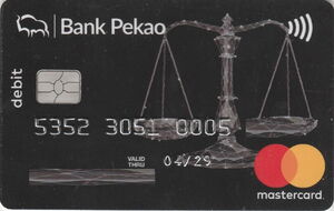 Bank Card: Zodiac - Libra (Bank Polska Kasa Opieki SA/Bank Pekao SA ...