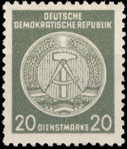 Stamp: Official Stamps for Administration Post B (II) (Germany ...
