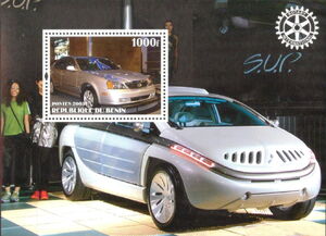 Stamp: Cars (Benin: Illegal Stamps(Cars (2003)) Col:BJ 2003-36