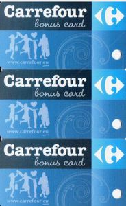 Functional Card: Bonus card (Shops - Supermarkets, Belgium(Carrefour ...