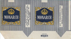 Cigarette Pack: Monarch (ChileCol:CL-CT-0079