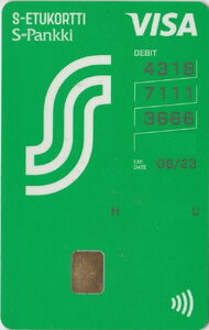 Bank Card: VISA Debit - S-Pankki (S-Pankki, FinlandCol:FI-VI-0026
