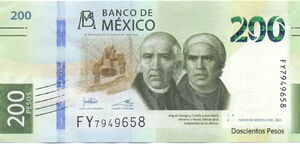 Banknote: 200 Pesos (Mexico(2024 "30 Anniversary of Autonomy of Banco ...