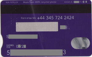 Bank Card: Debit (Royal Bank of Scotland, United Kingdom of Great ...