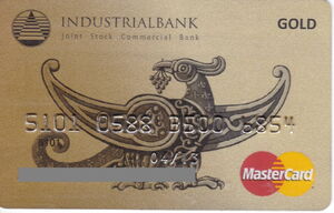 Bank Card: Industrialbank MasterCard Gold (Brokbusinessbank, UkraineCol ...