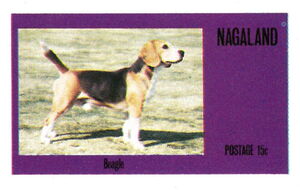 Stamp: Dogs (India, Nagaland: Cinderella Stamps(Dogs 1973) Col:ND 1973 ...